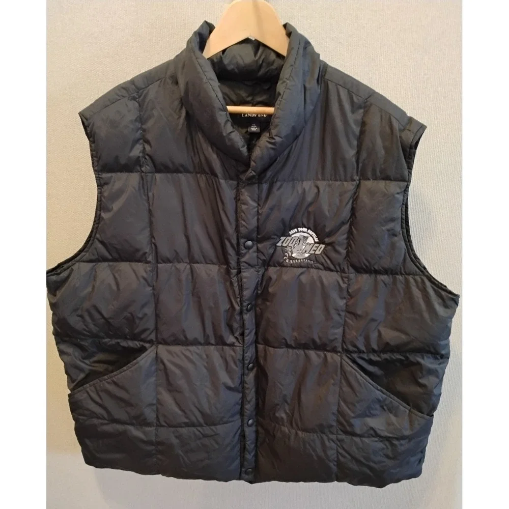 Lands' End | Jackets & Coats | Lands End Down Puffer Vest Xxl Zoo Med ...
